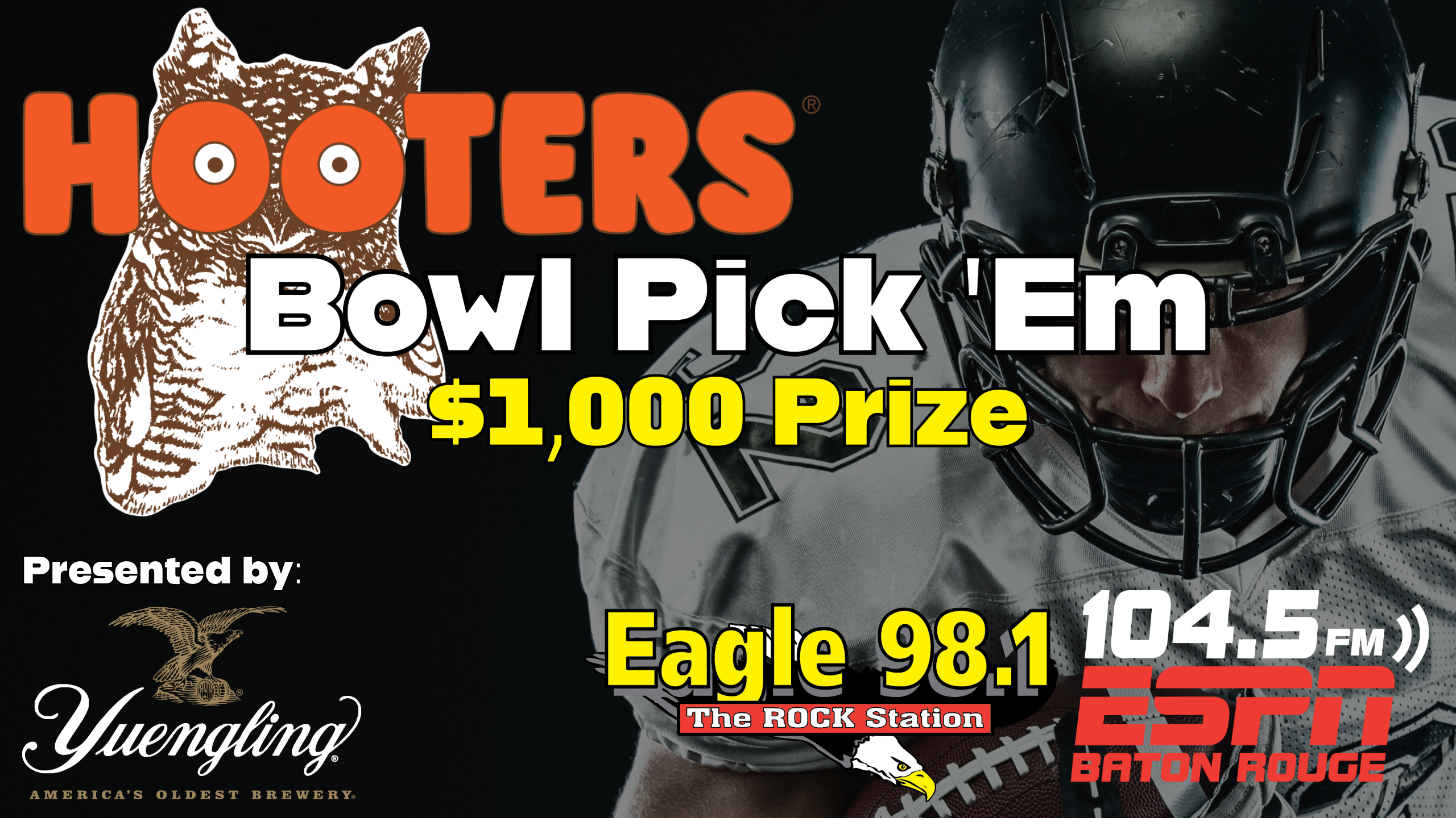 Hooters Bowl Pick 'Em - Eagle 98.1 - The ROCK Station